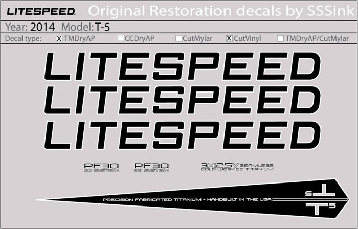 Bike Decals | Bike Frame Decals | Litespeed Bicycles – Page 2