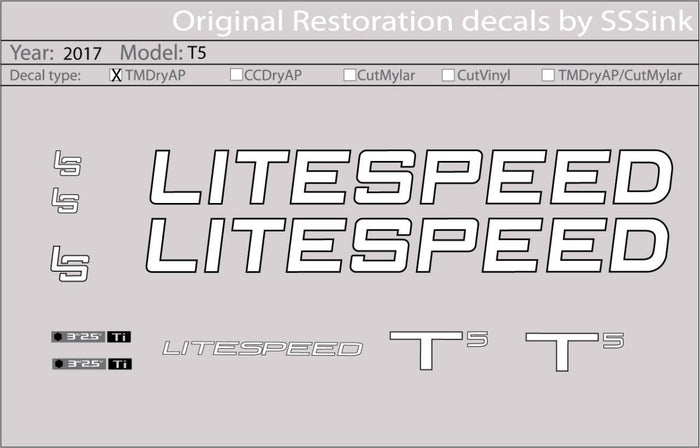 Bike Decals | Bike Frame Decals | Litespeed Bicycles