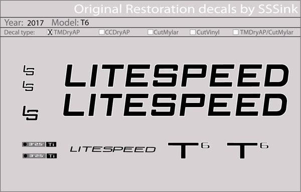 Bike Decals | Bike Frame Decals | Litespeed Bicycles